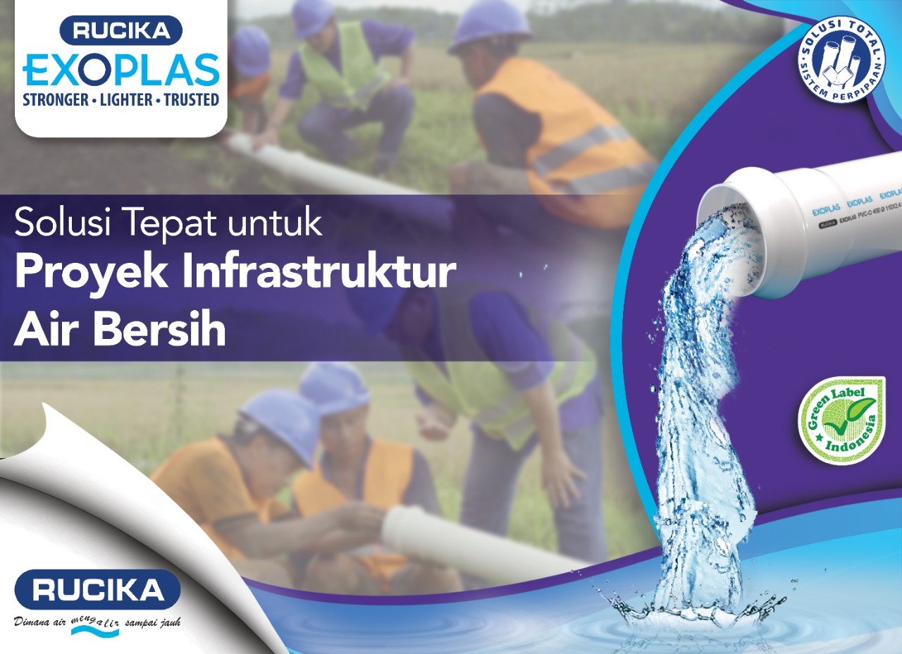 Rucika Exoplas Dukung Pembangunan Infrastruktur Air Bersih - RUCIKA