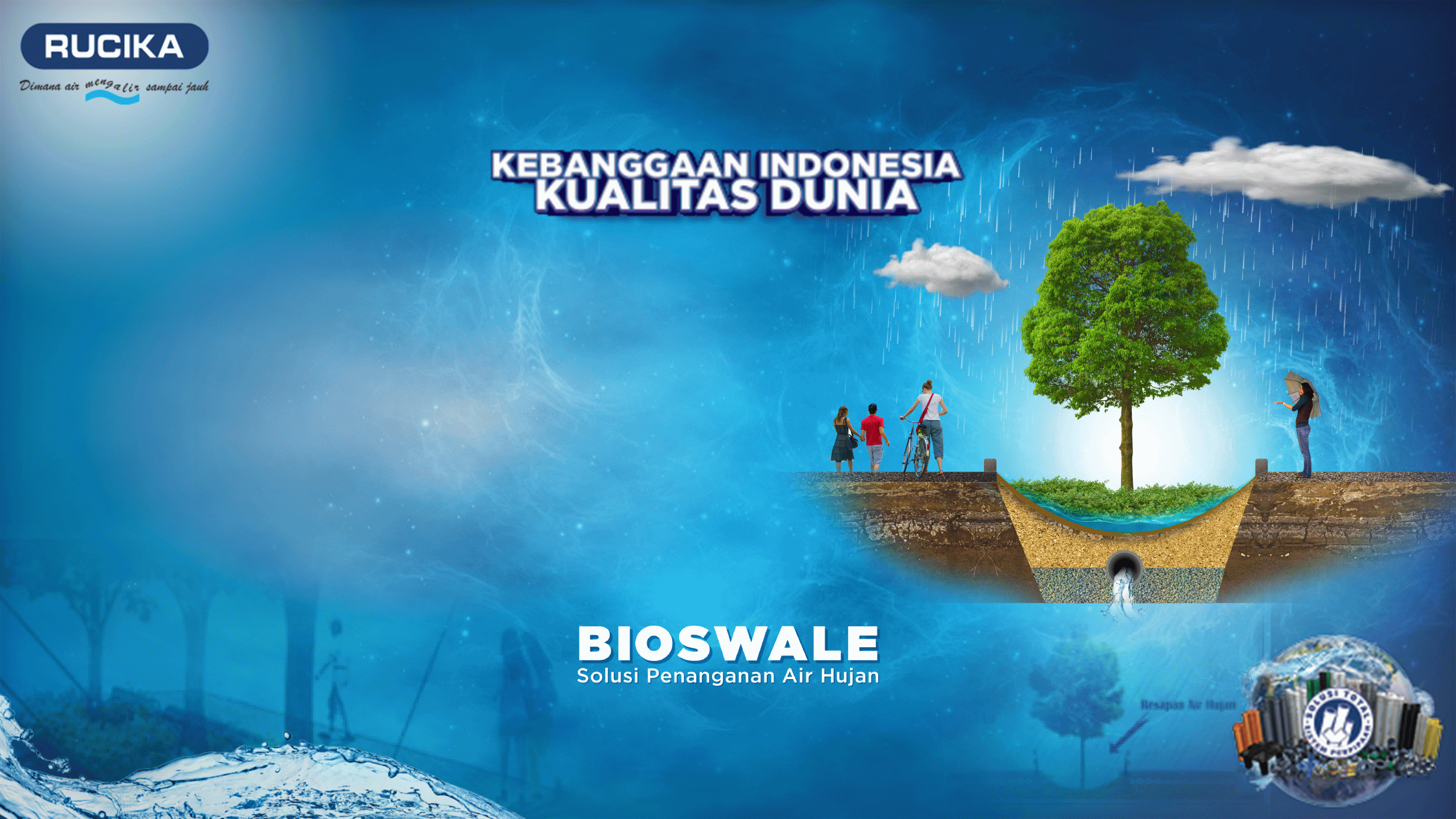 Mengenal Bioswale, Solusi Penanganan Genangan Air Hujan - RUCIKA