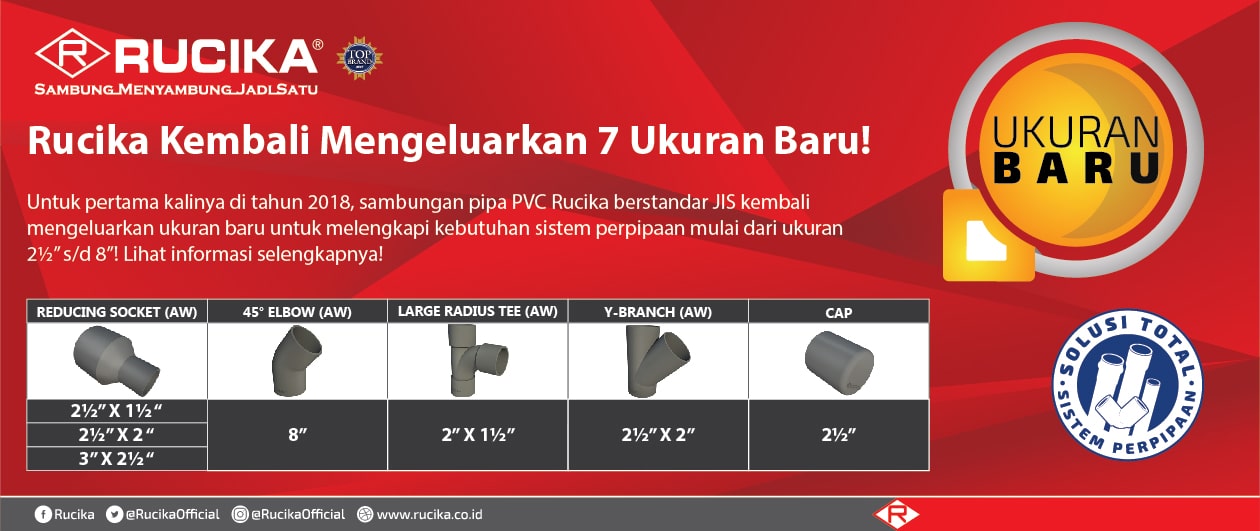 Rucika Kembali Mengeluarkan 7 Ukuran Baru! - RUCIKA