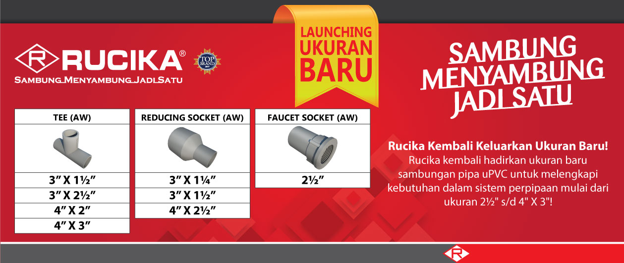 Rucika Kembali Keluarkan Ukuran Baru! - RUCIKA