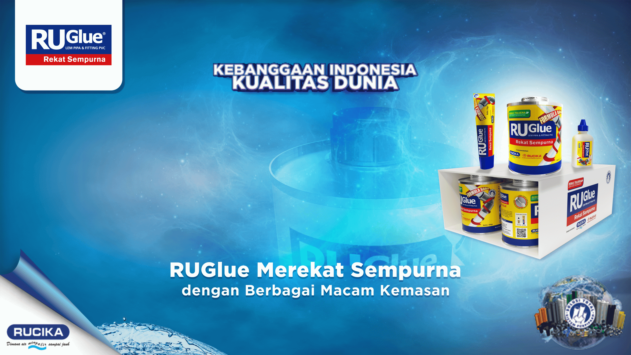 RUGlue Merekat Sempurna dengan Berbagai Macam Kemasan - RUCIKA