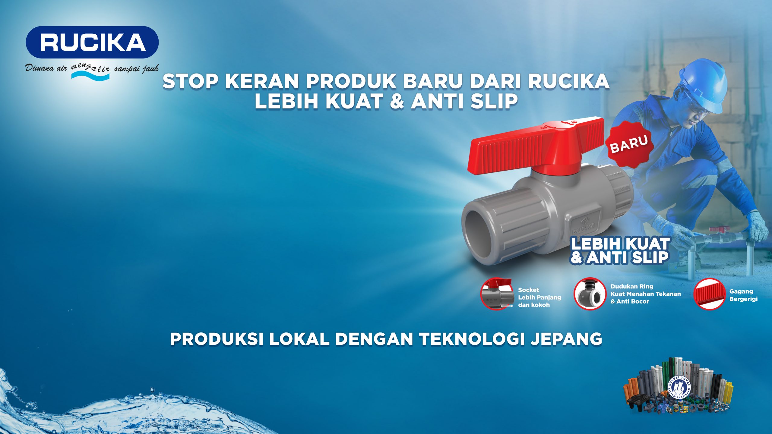 Atur Aliran Air Bersih Dengan Stop Keran - RUCIKA