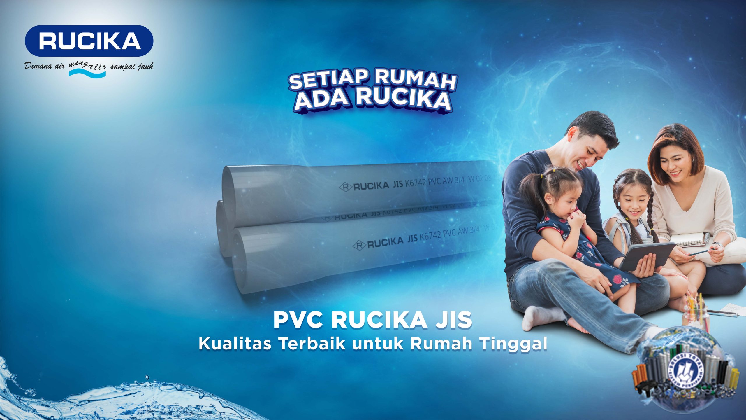 Kualitas Terbaik untuk Rumah Tinggal: PVC RUCIKA JIS - RUCIKA