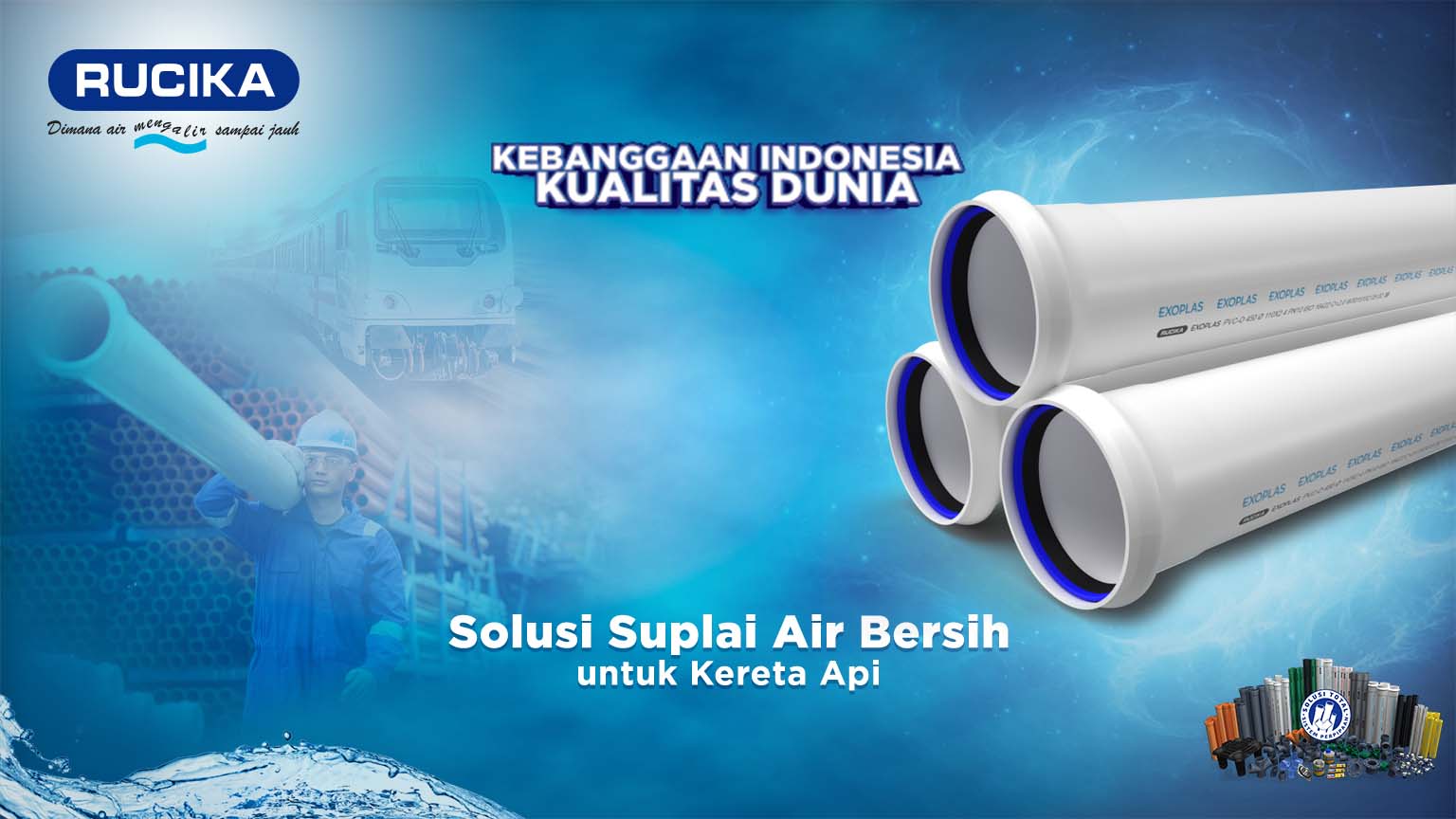 Solusi Suplai Air Bersih untuk Kereta Api - RUCIKA
